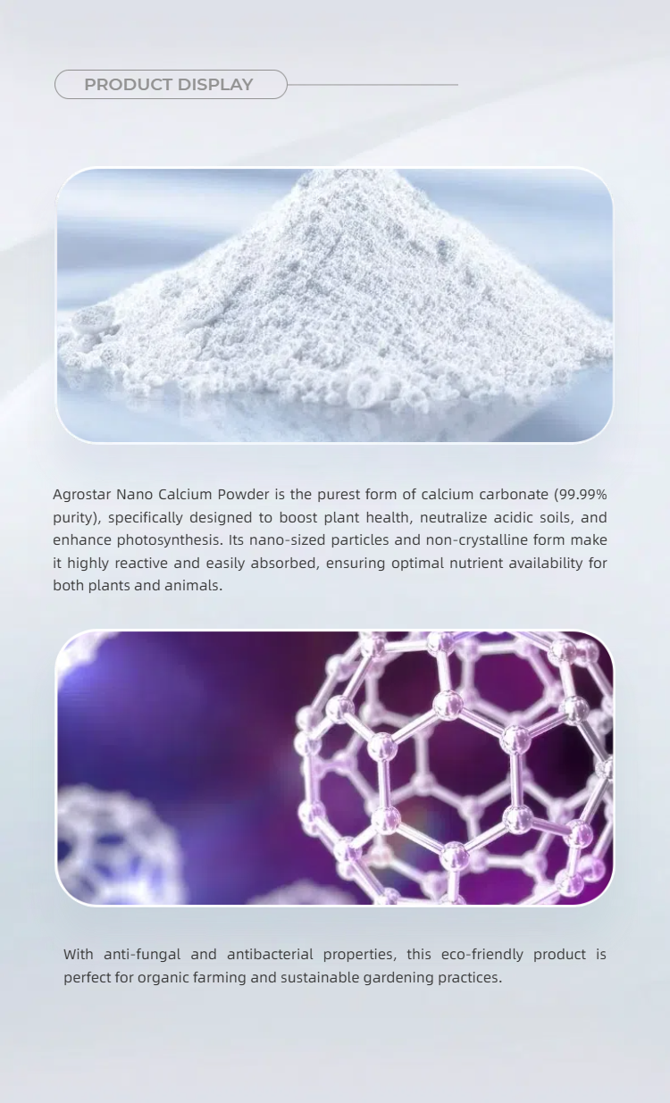 Nano Calcium Powder 500GM - AGROSTAR