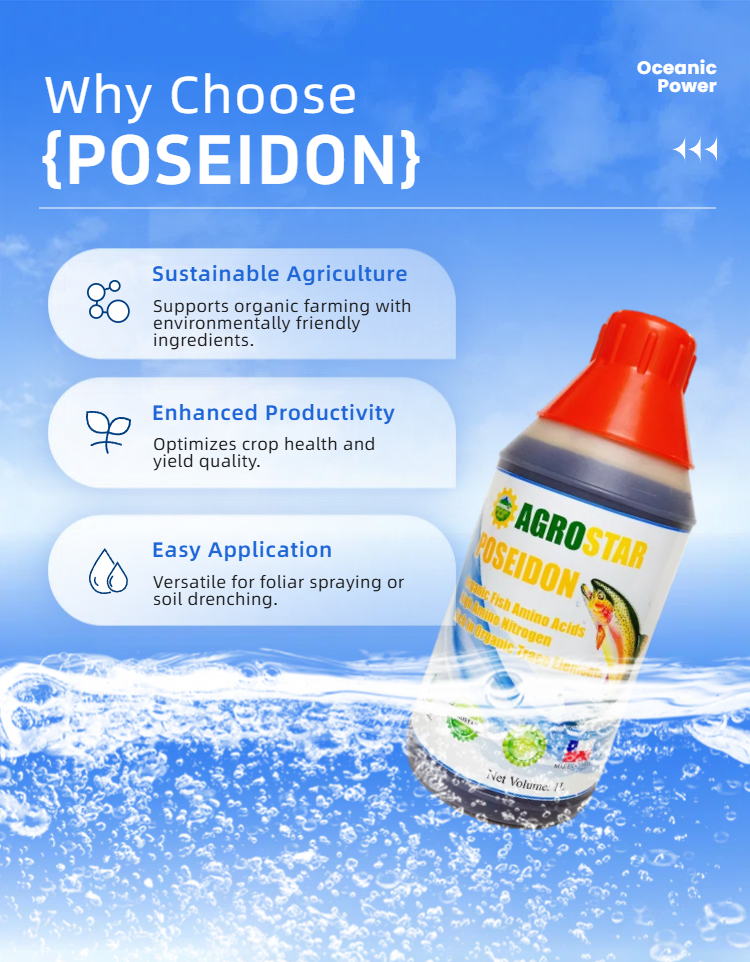 Poseidon Organic Salmon Fertilizer 1L - AGROSTAR
