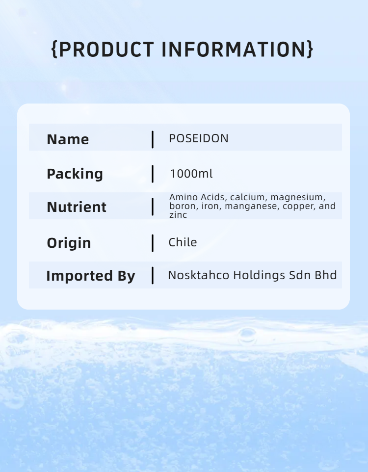 Poseidon Organic Salmon Fertilizer 1L - AGROSTAR